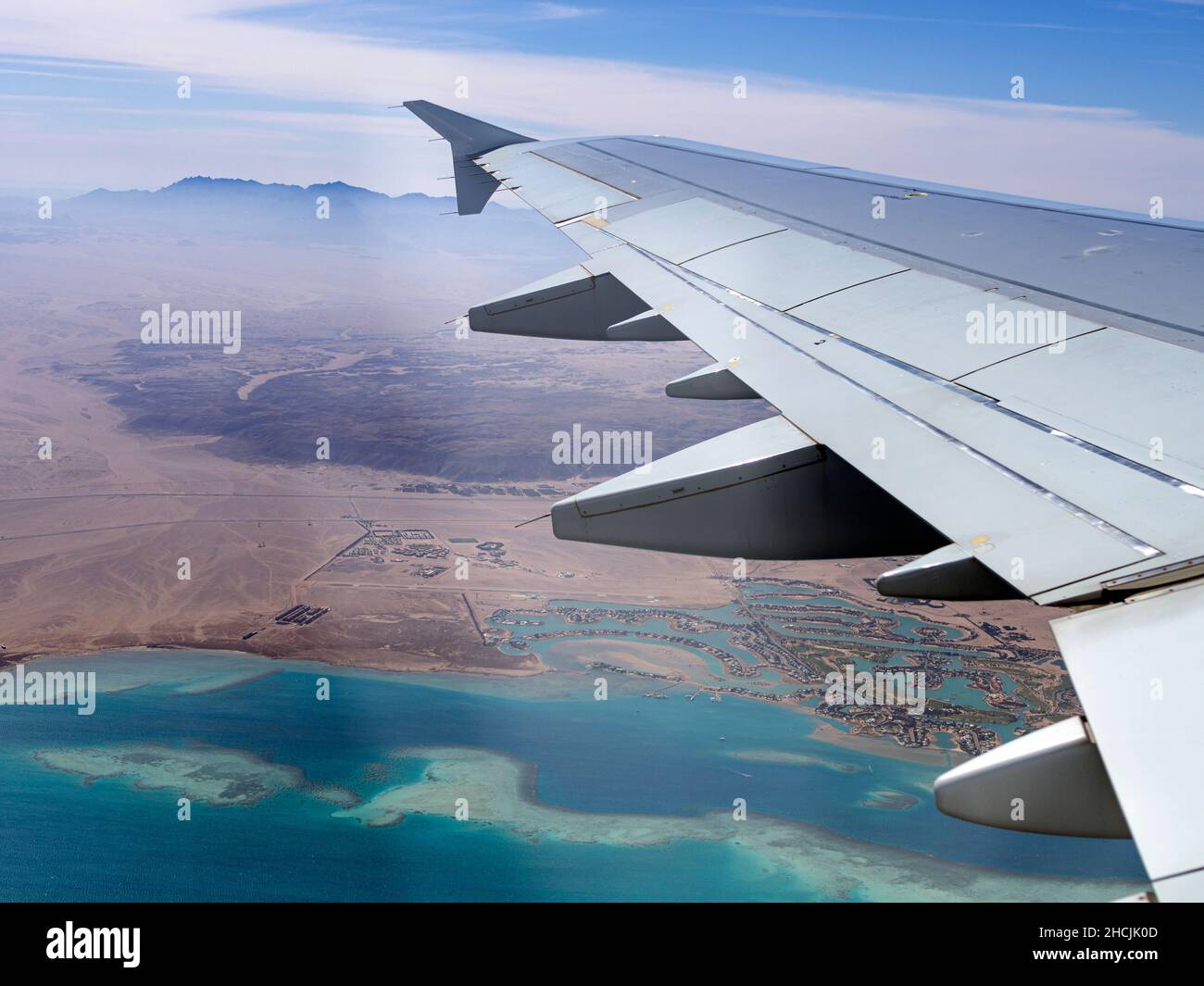 Aerial view above the clouds and sky, Inspiration concept. Travel ...