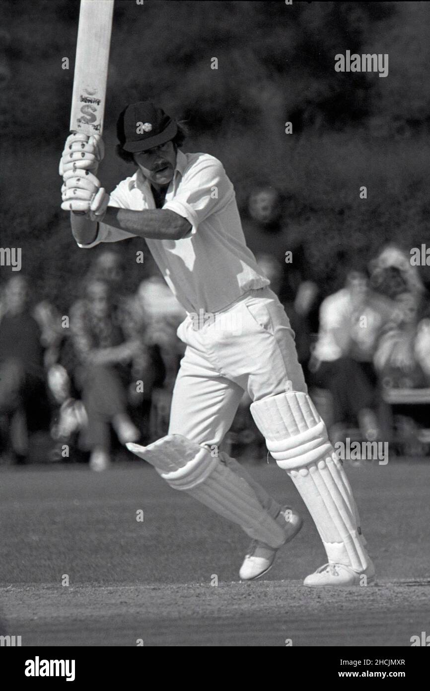 Wayne Larkins batting for Northamptonshire against Surrey, John Player ...