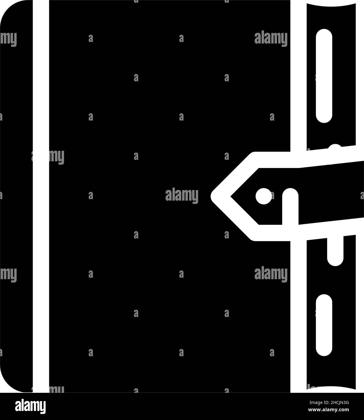 diary notebook glyph icon vector illustration Stock Vector Image & Art ...