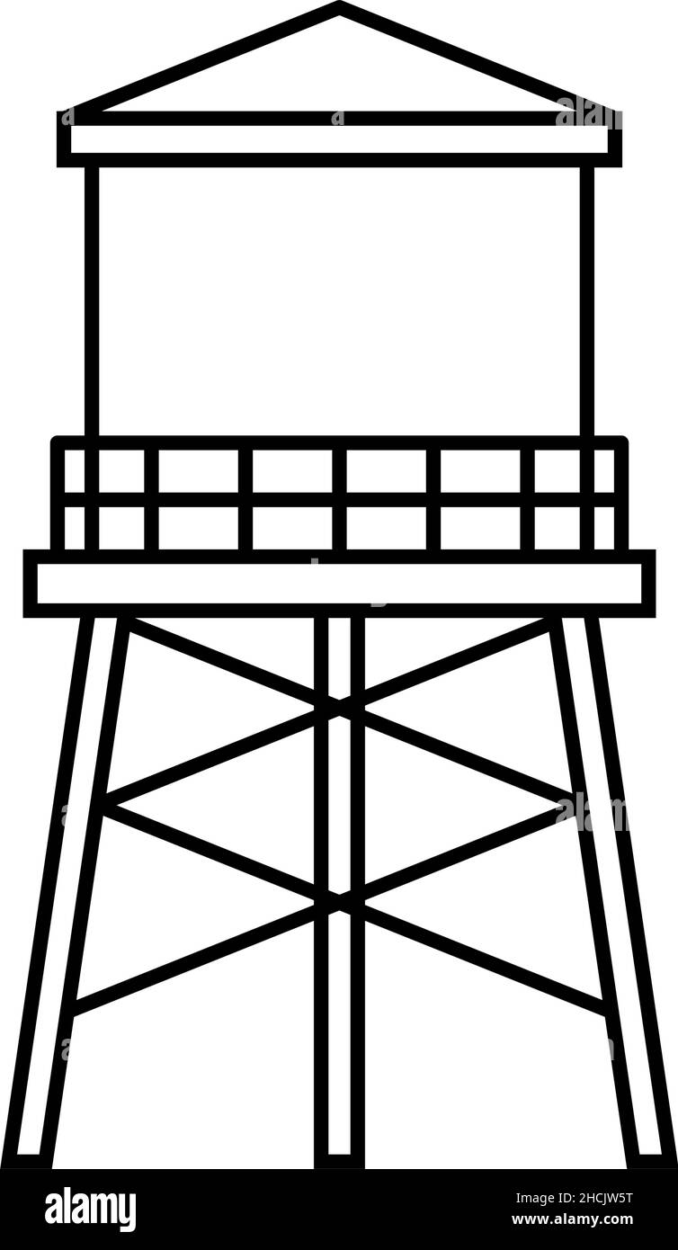 Water Tower Clip Art