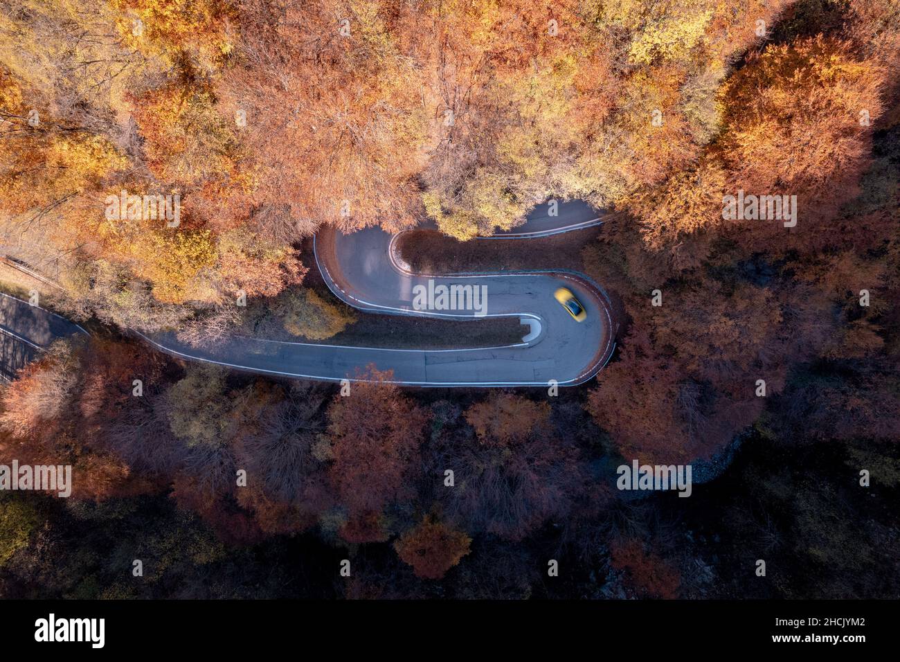 Ride on winding asphalt road hi-res stock photography and images - Alamy