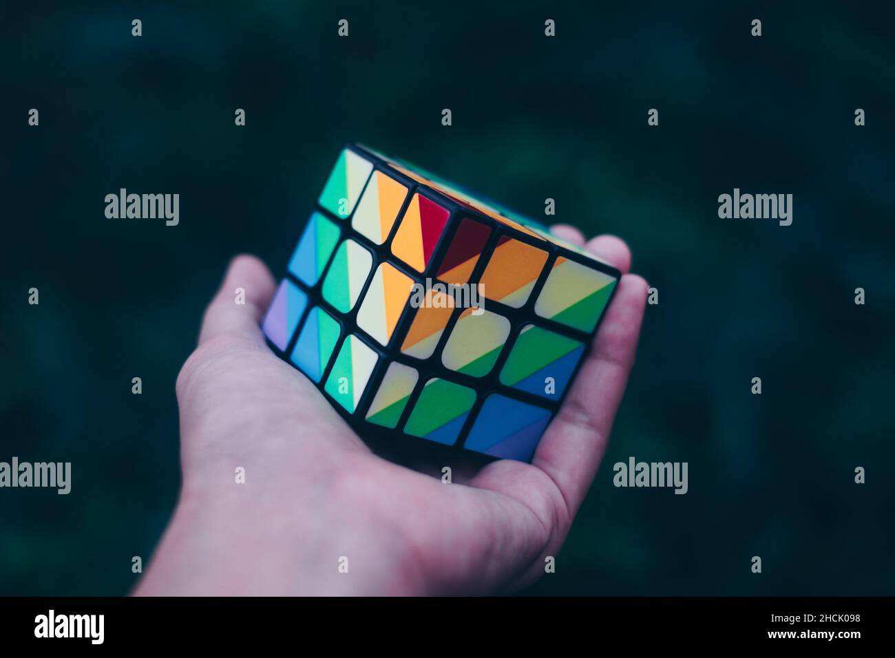 KORONADAL, PH – DEC 13, 2021: Rubik's Cube was invented in 1974 by ...