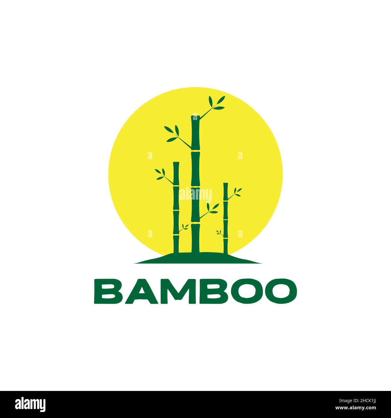 Jungle bamboo sign vector hi-res stock photography and images - Alamy
