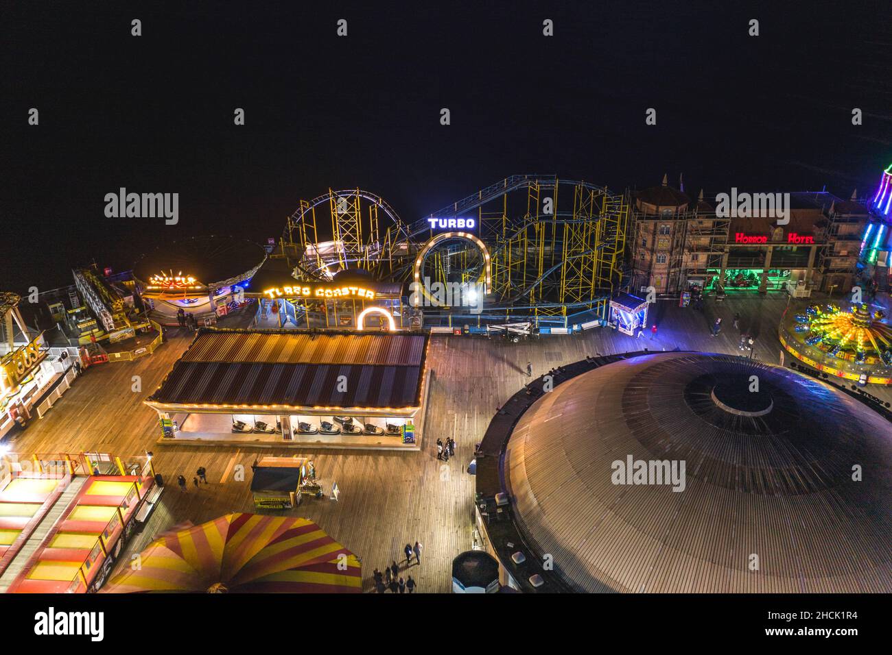 Grand pier weston super mare night hi-res stock photography and images ...