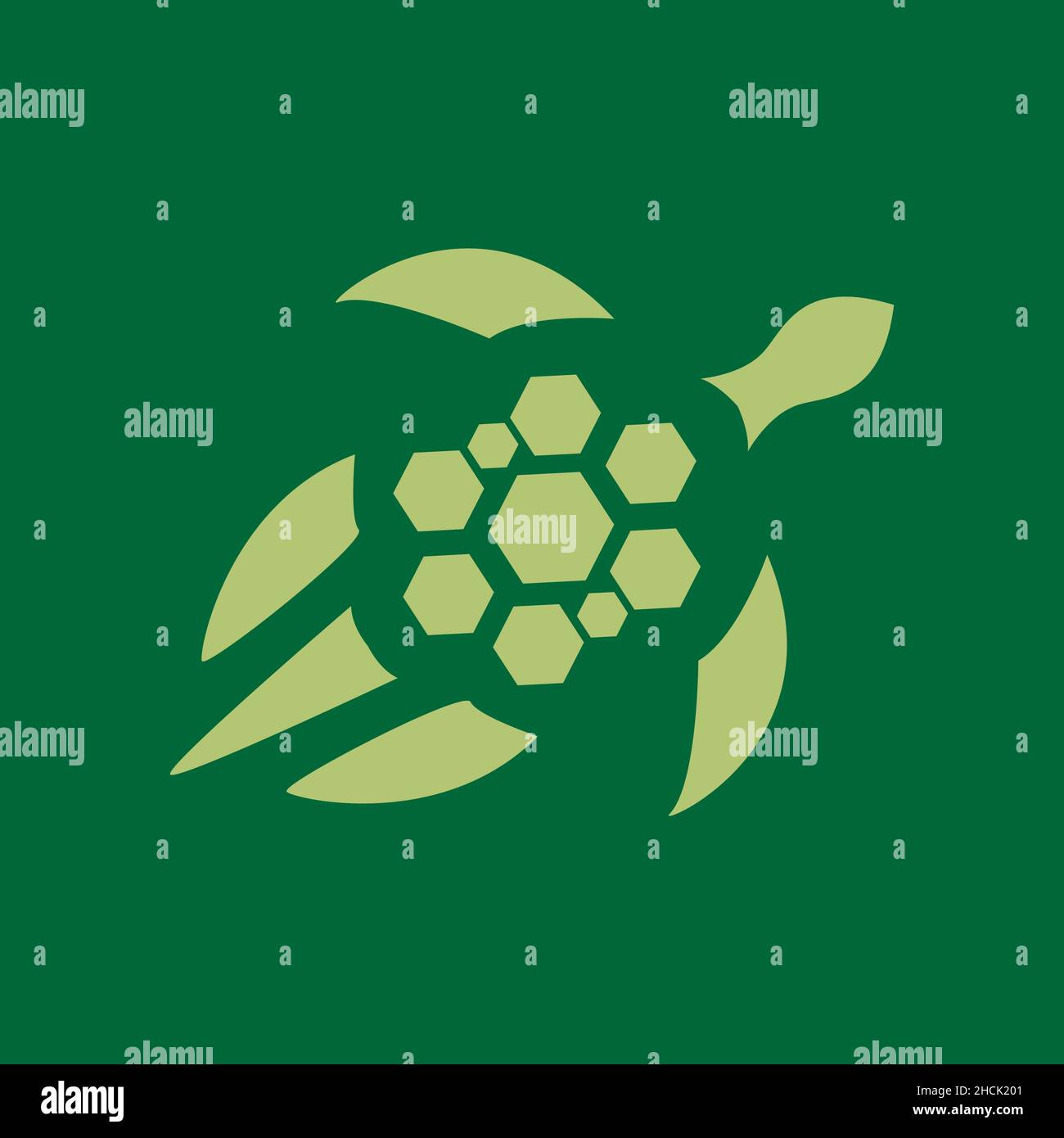 Swimming with wild turtles Stock Vector Images - Alamy