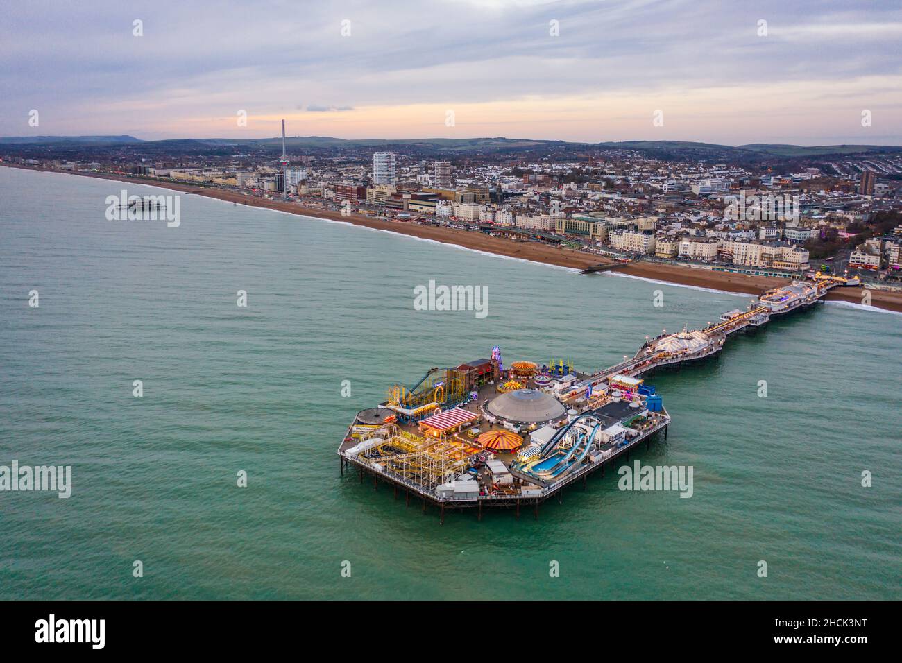 Brighton Seafront in the UK Stock Photo - Alamy