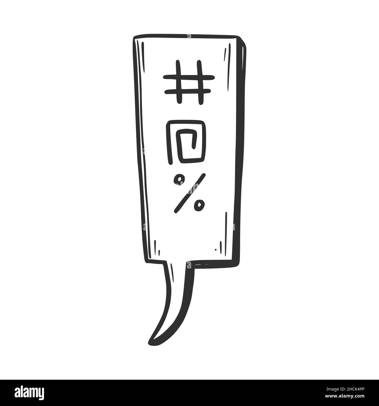 Swear word speech bubble. Curse, rude, swear word for angry, bad ...