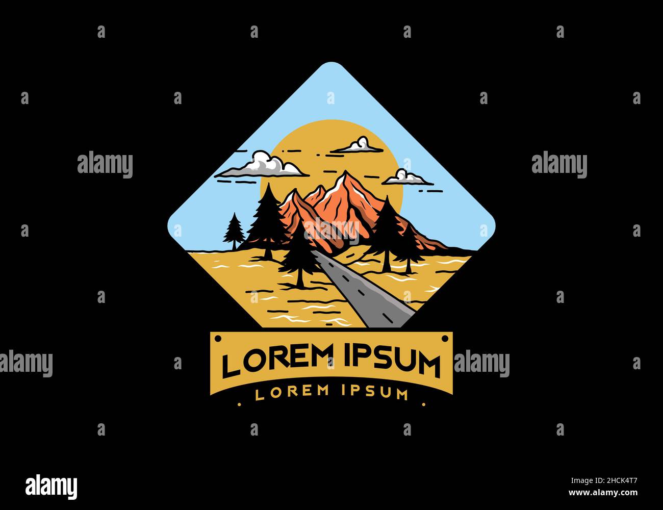 Arabic street sign Stock Vector Images - Alamy