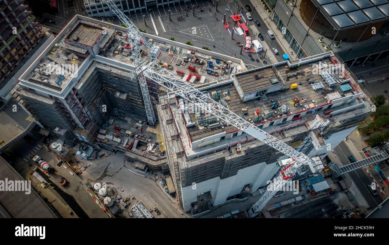 Block of Flats Under Construction Stock Photo - Alamy