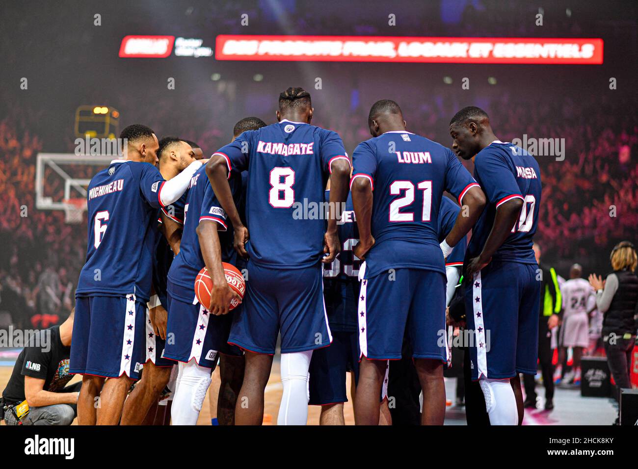 All Star Game match at Accor Arena Bercy on December 29, 2021 in Paris ...