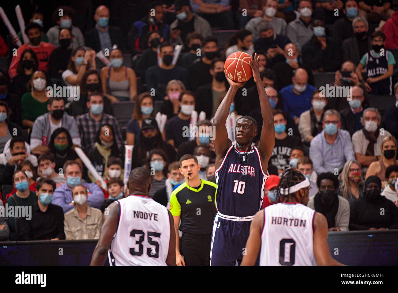 All Star Game match at Accor Arena Bercy on December 29, 2021 in Paris ...