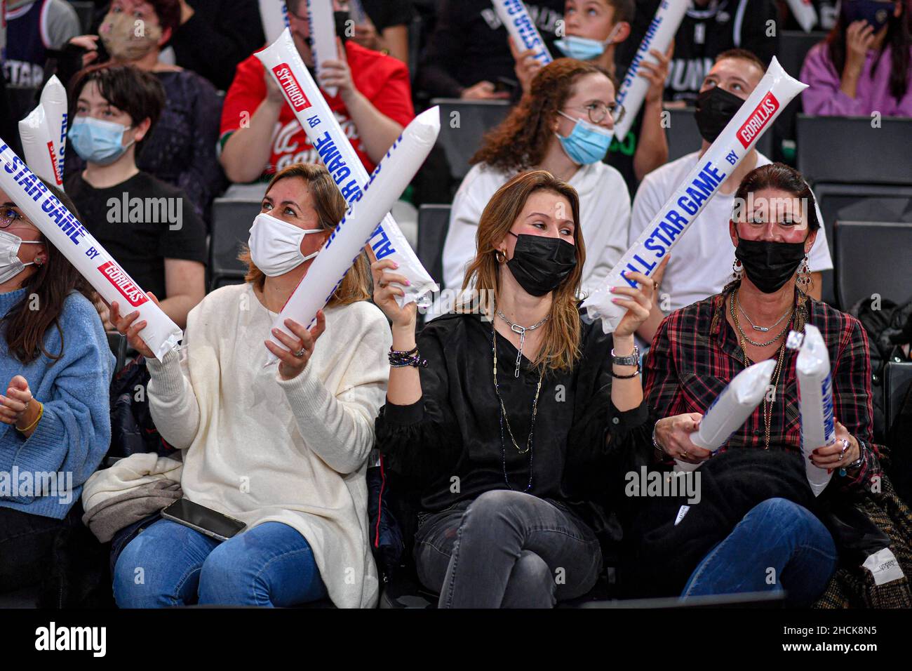 All Star Game match at Accor Arena Bercy on December 29, 2021 in Paris ...