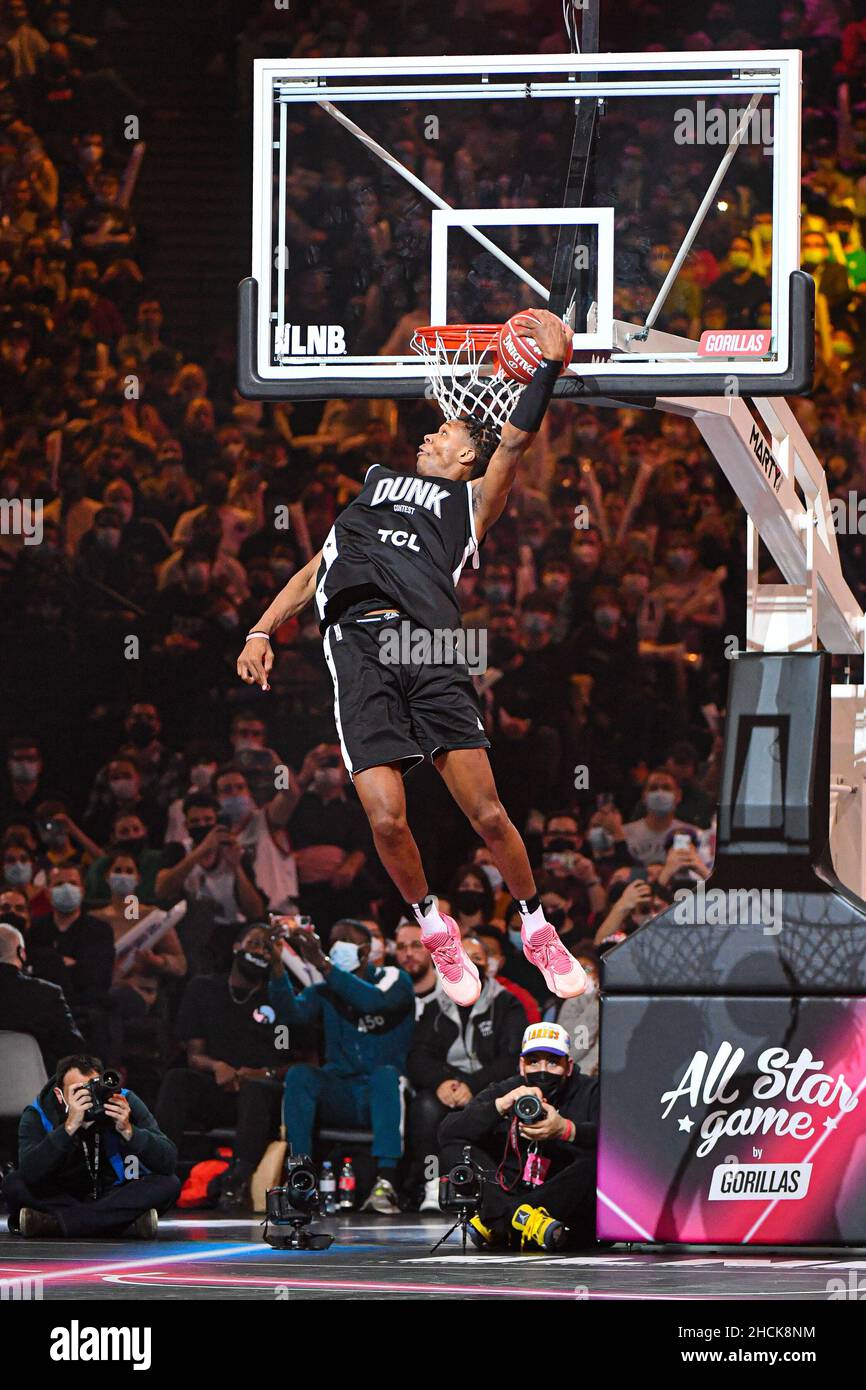 All Star Game match at Accor Arena Bercy on December 29, 2021 in Paris ...