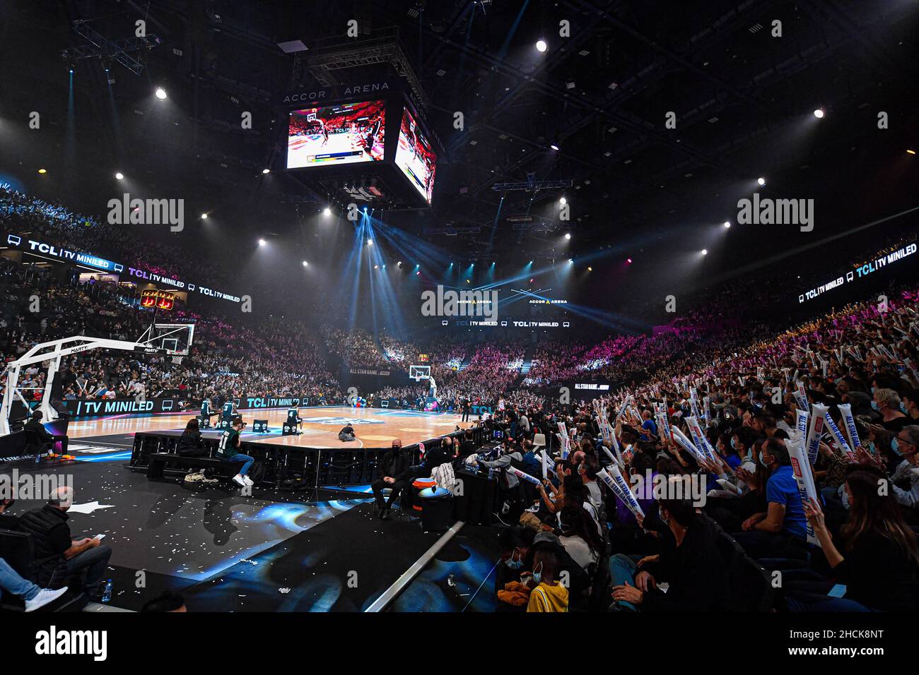All Star Game match at Accor Arena Bercy on December 29, 2021 in Paris ...