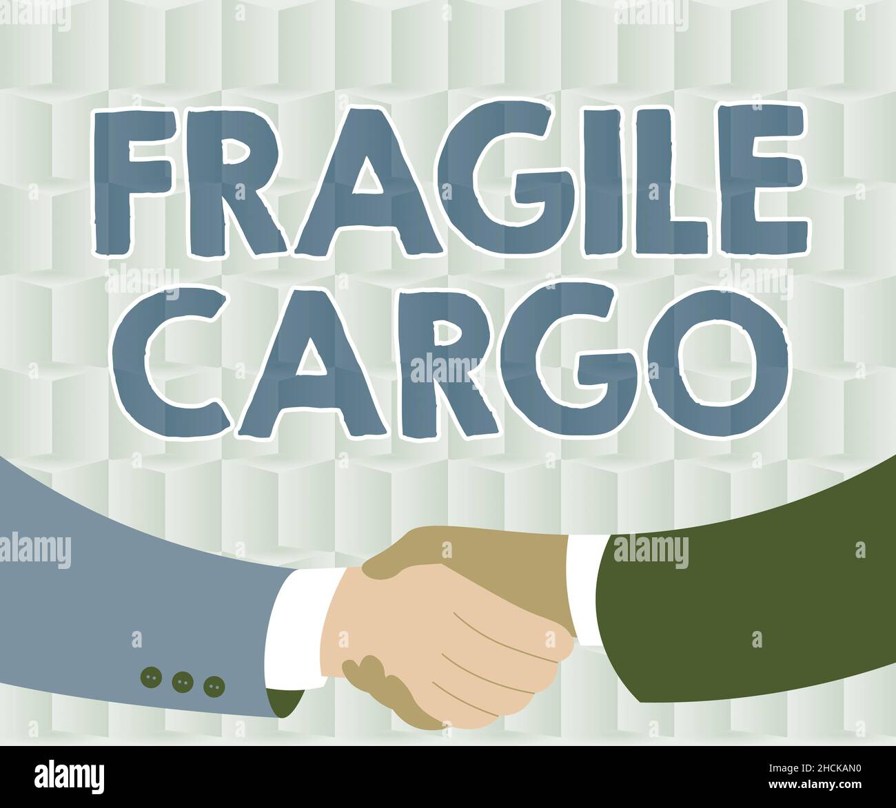 Sign displaying Fragile Cargo. Business approach Breakable Handle with ...