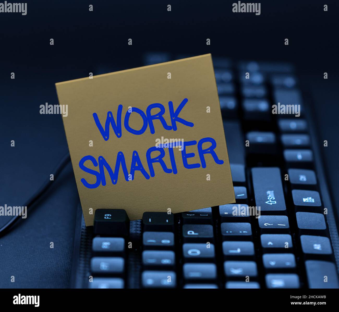 Inspiration showing sign Work Smarter. Business overview Efficiency Be ...