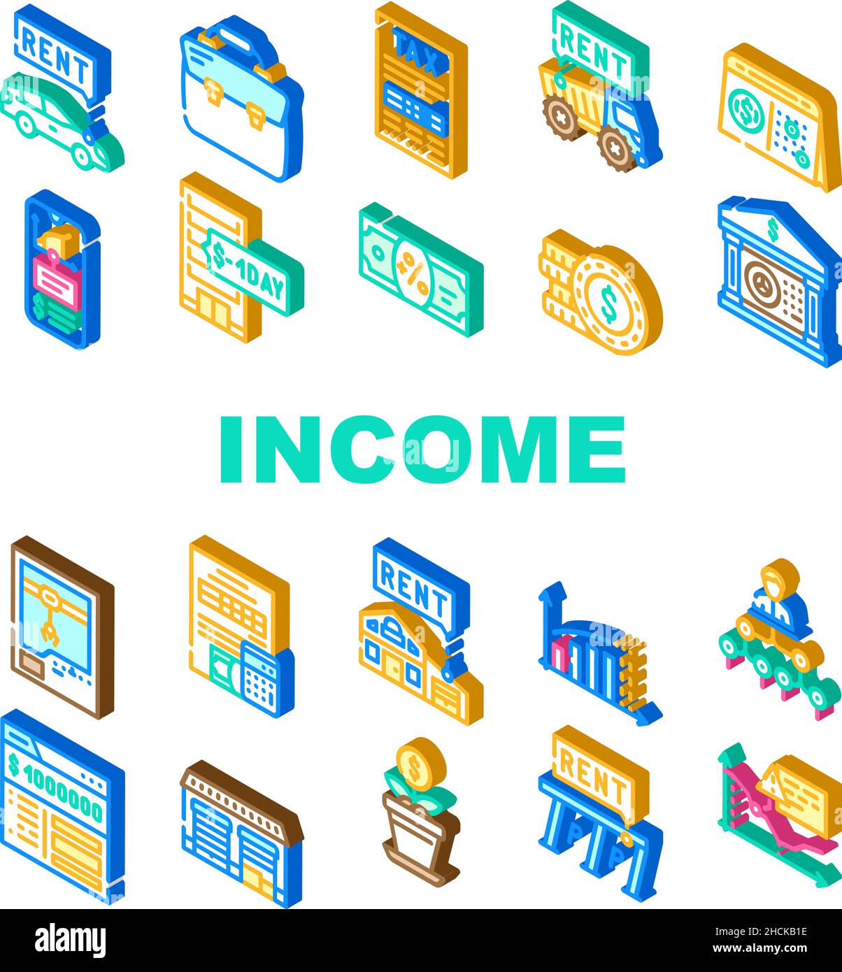 Earning daily Stock Vector Images - Alamy