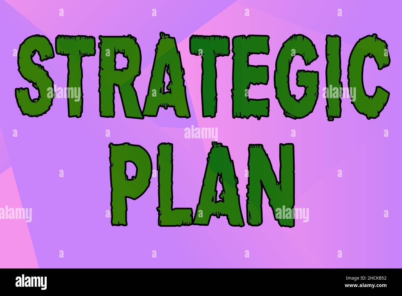 Text sign showing Strategic Plan. Business overview A process of ...