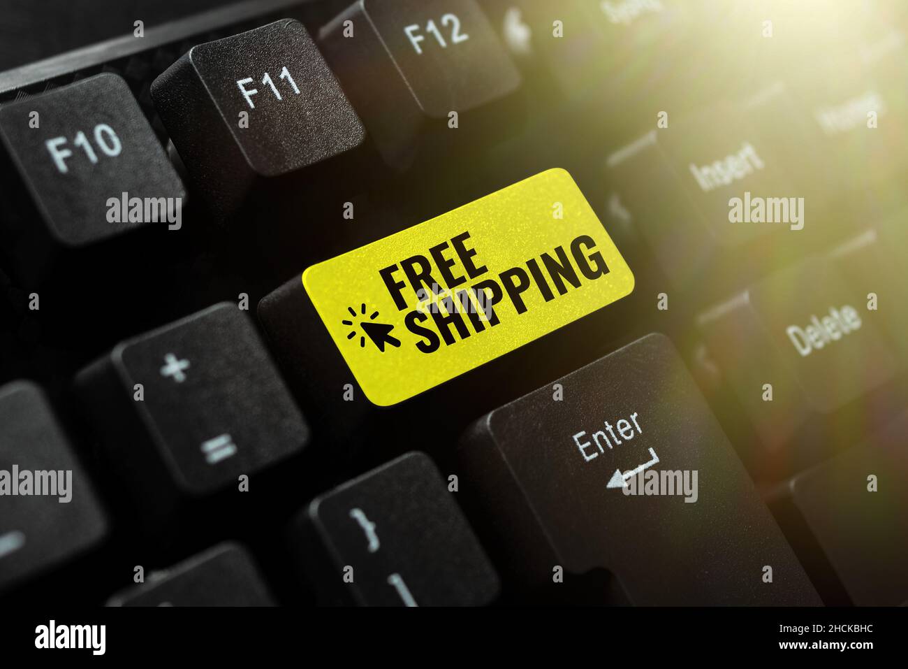 Conceptual display Free Shipping. Business overview Freight Cargo ...