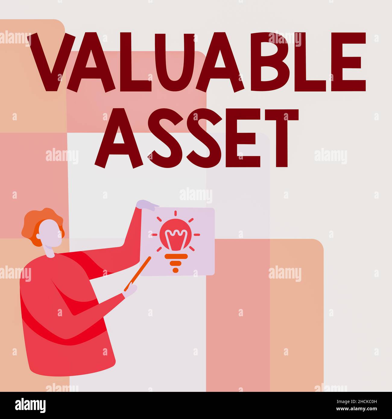 Sign displaying Valuable Asset. Business concept Your most valuable ...