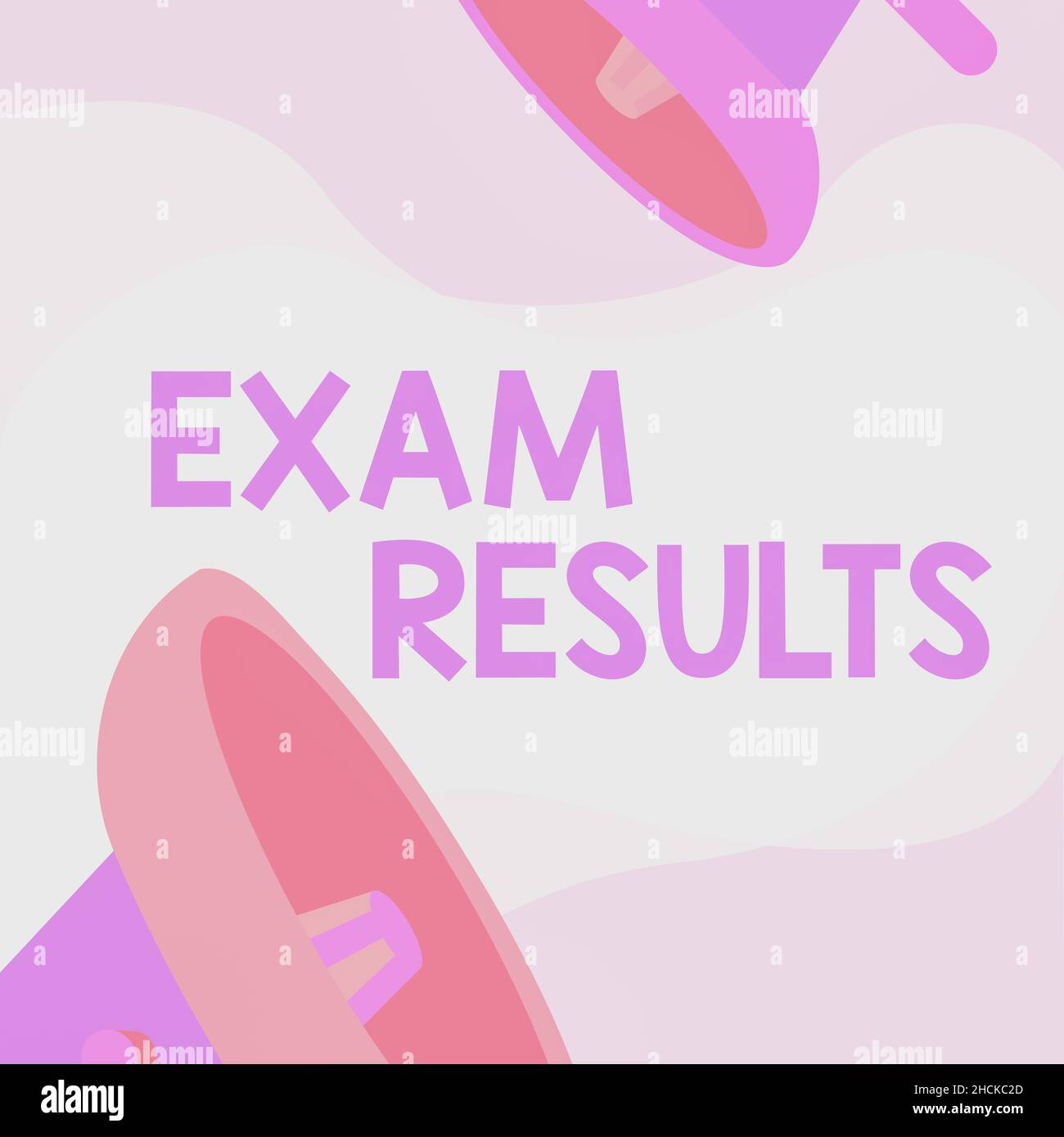 Writing displaying text Exam Results. Internet Concept An outcome of a ...