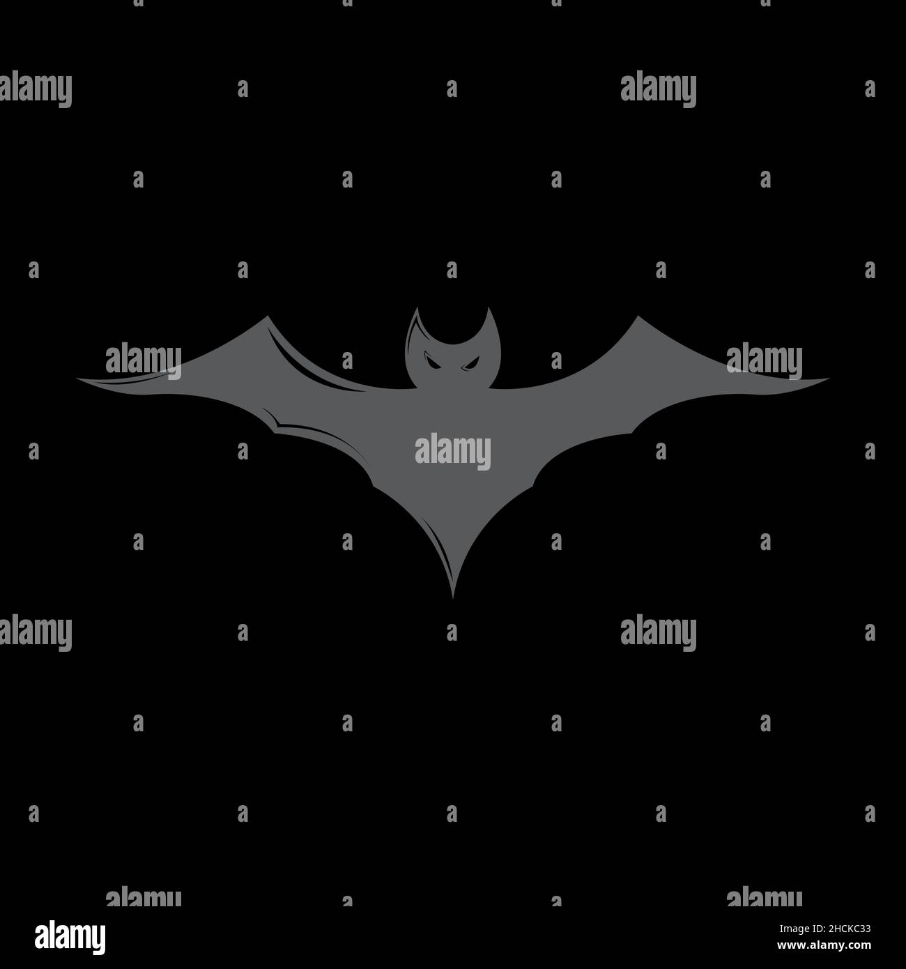 Bat minimalist logo Stock Vector Images - Alamy