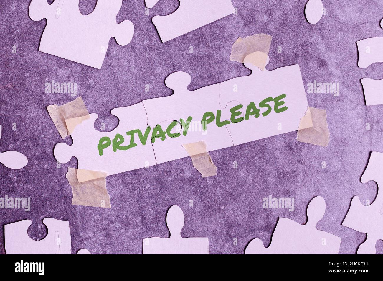 Handwriting text Privacy Please. Conceptual photo asking someone to ...