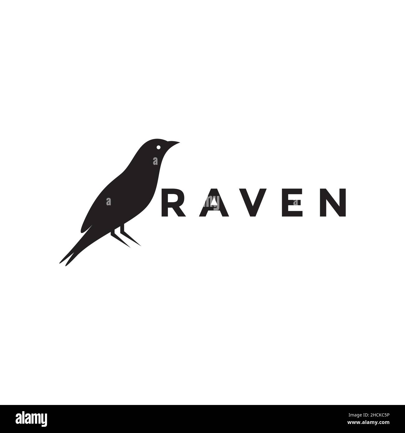 Ravens head Stock Vector Images - Alamy
