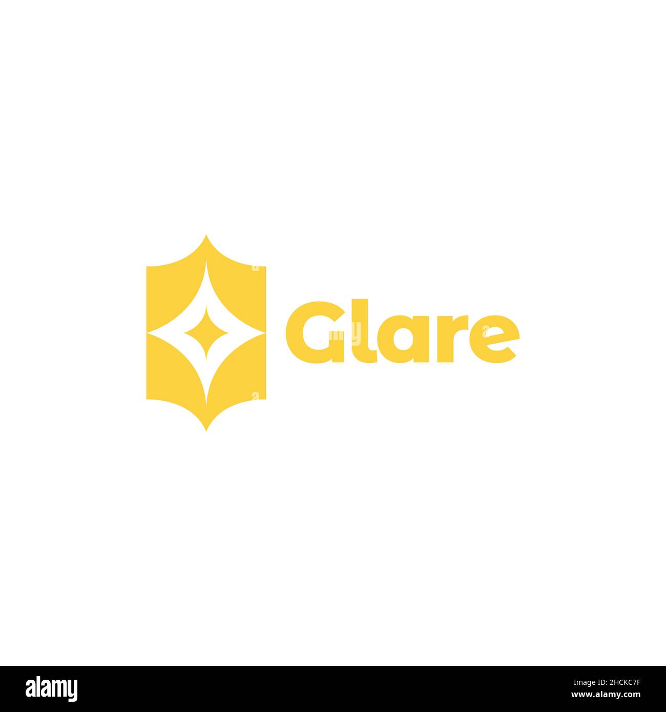 luxury shape glare logo design vector graphic symbol icon sign ...