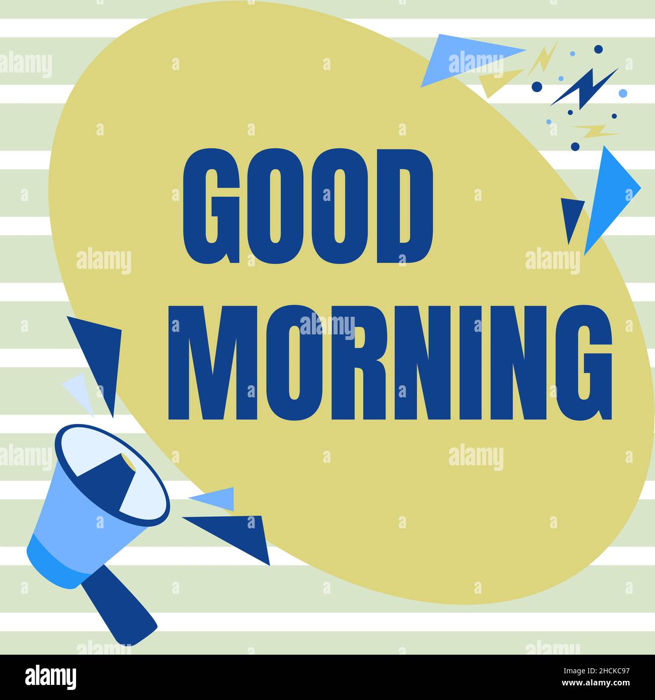 Conceptual display Good Morning. Conceptual photo A conventional ...