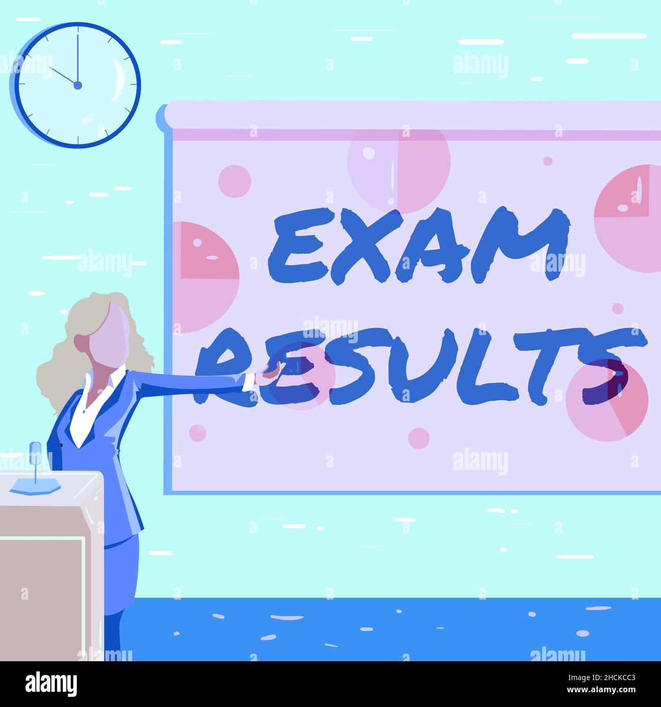Text sign showing Exam Results. Conceptual photo An outcome of a formal ...