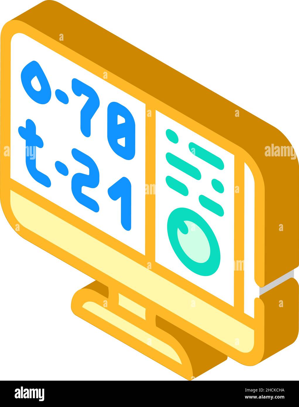 temperature and humidity control isometric icon vector illustration ...