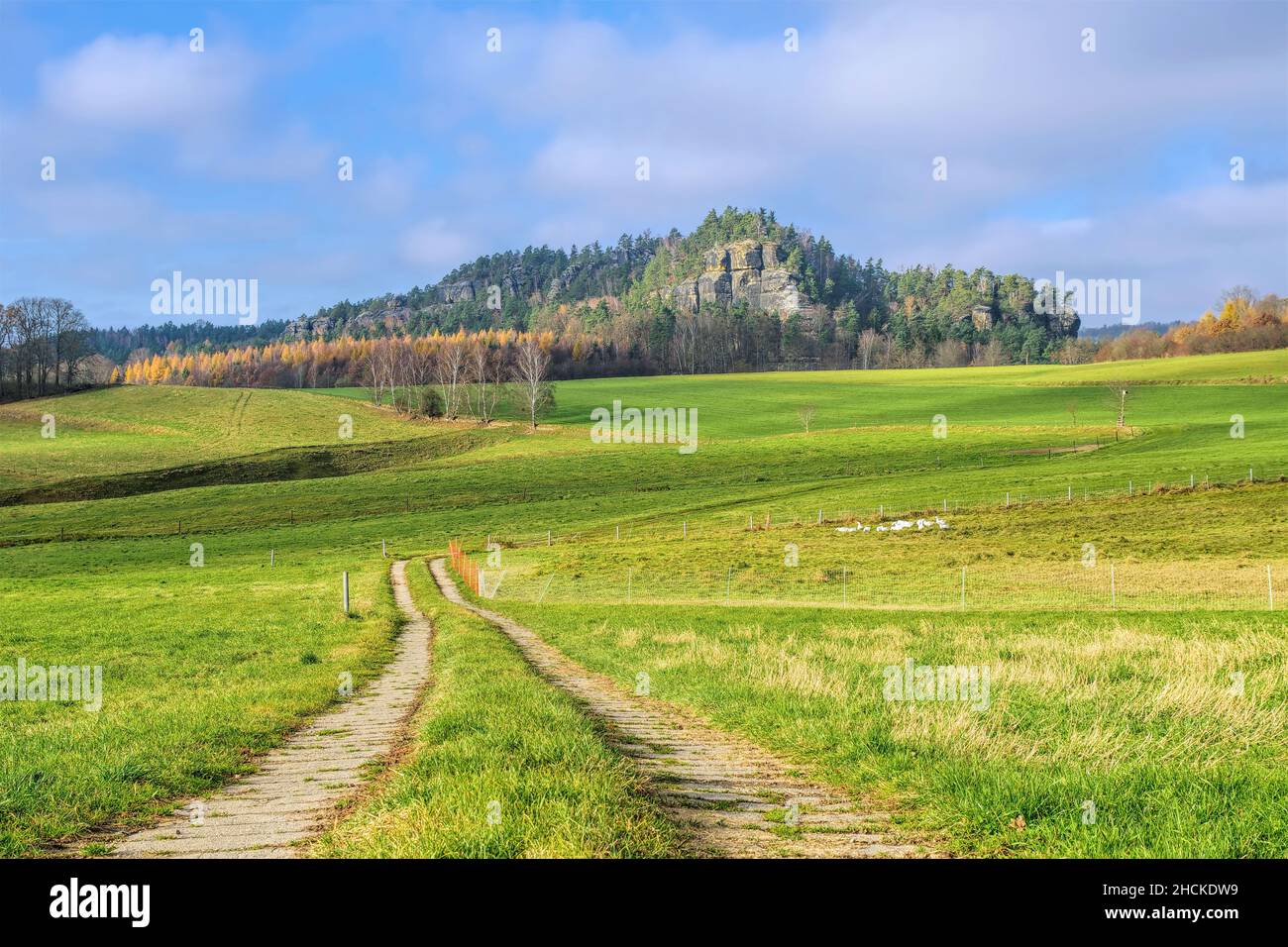 Rauenstein Sandstone Saxon Switzerland High Resolution Stock ...