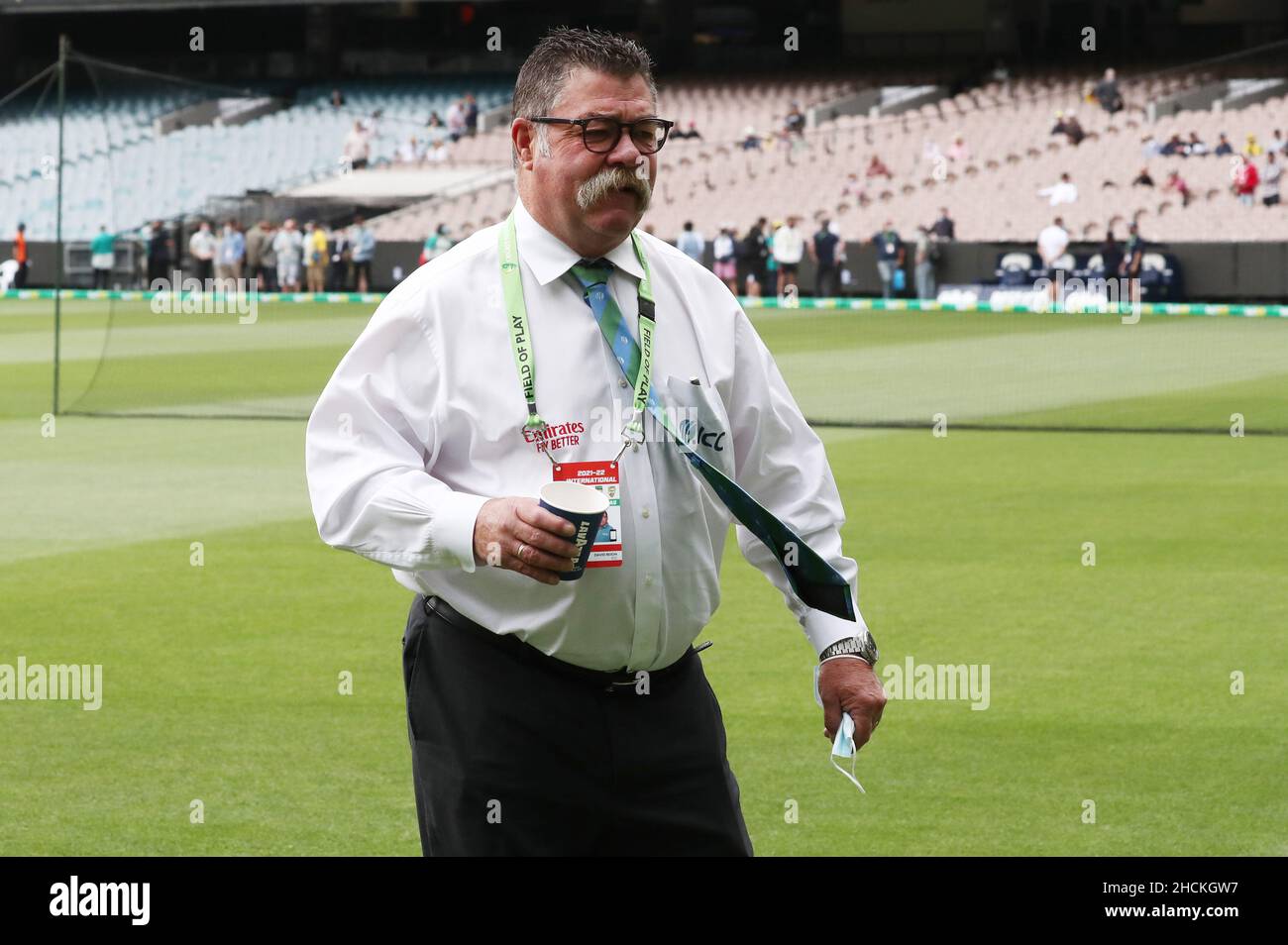 File photo dated 26-12-2021 of ICC match referee David Boon who has ...