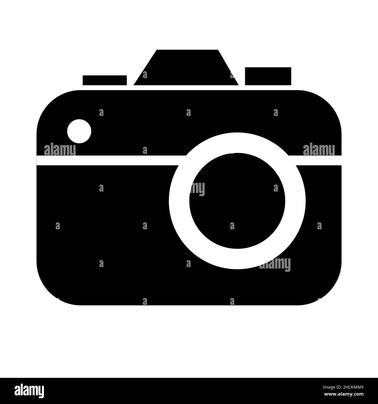 Simple blue camera icon Black and White Stock Photos & Images - Alamy