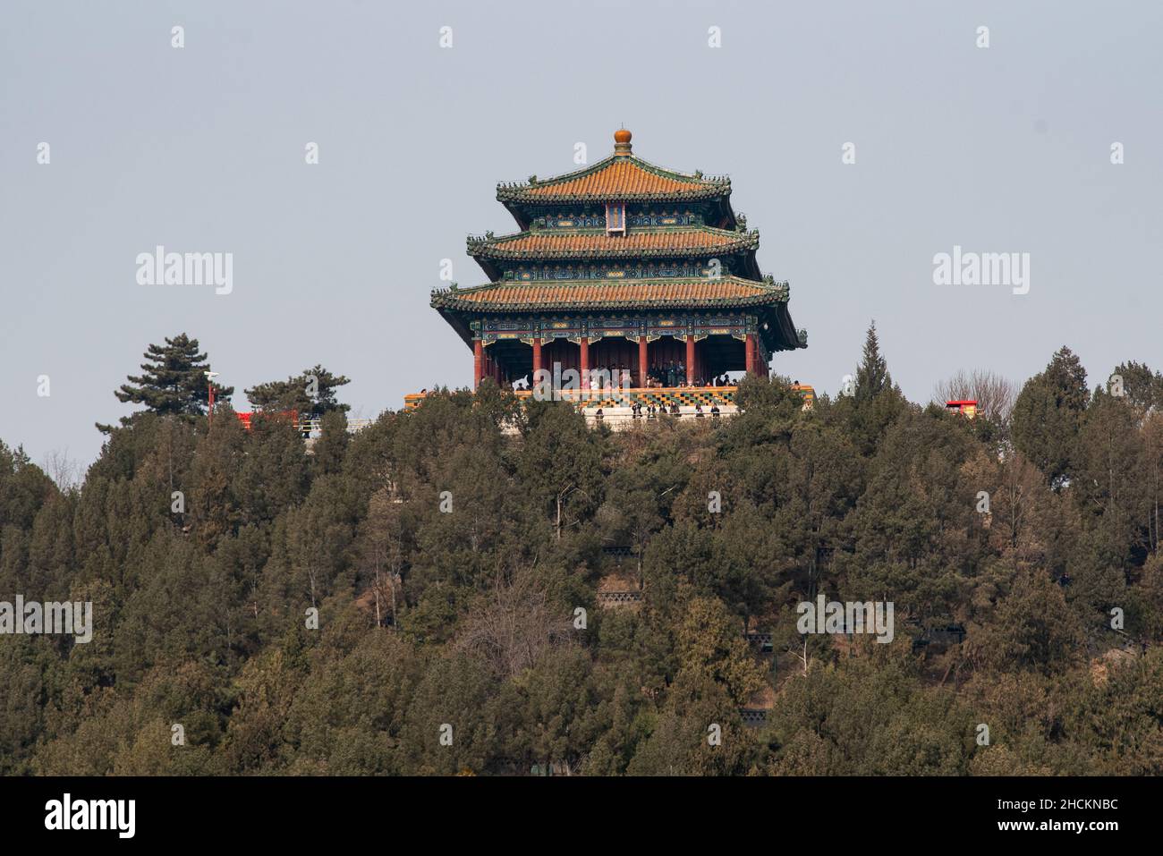 February 2019, Beijing, the Forbidden City. The largest palace in the ...