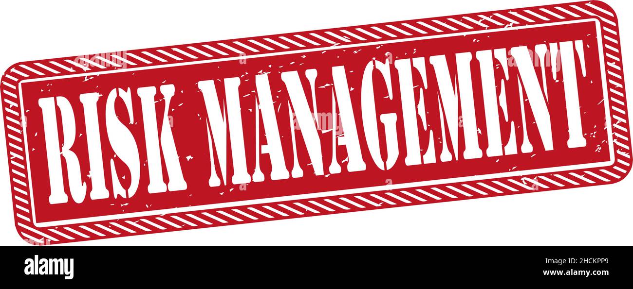 risk management. grunge vintage risk management square stamp. risk ...