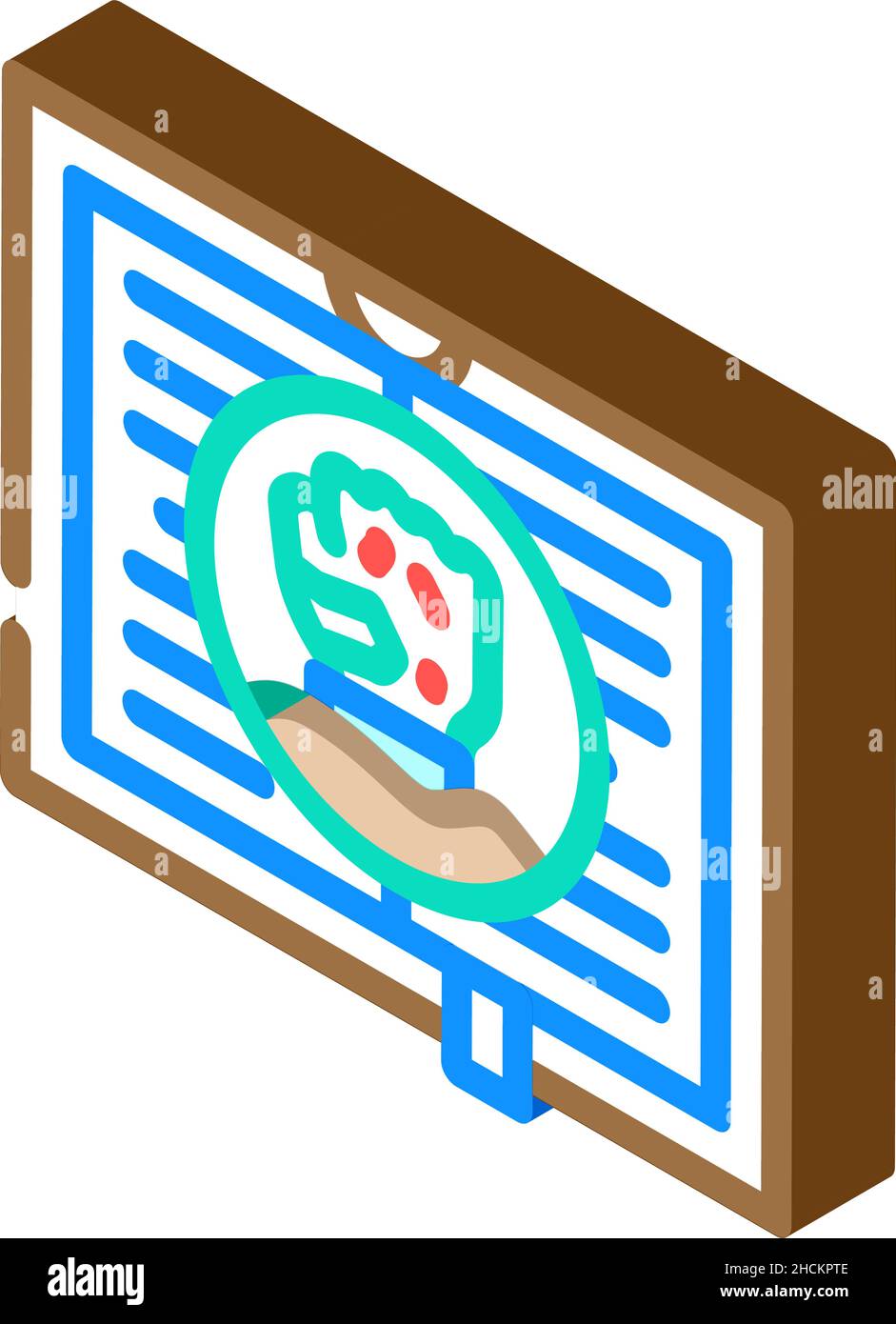 horror literature isometric icon vector illustration Stock Vector Image ...
