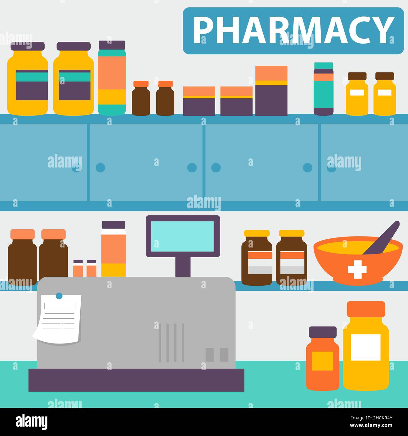 Drug store interior hi-res stock photography and images - Alamy