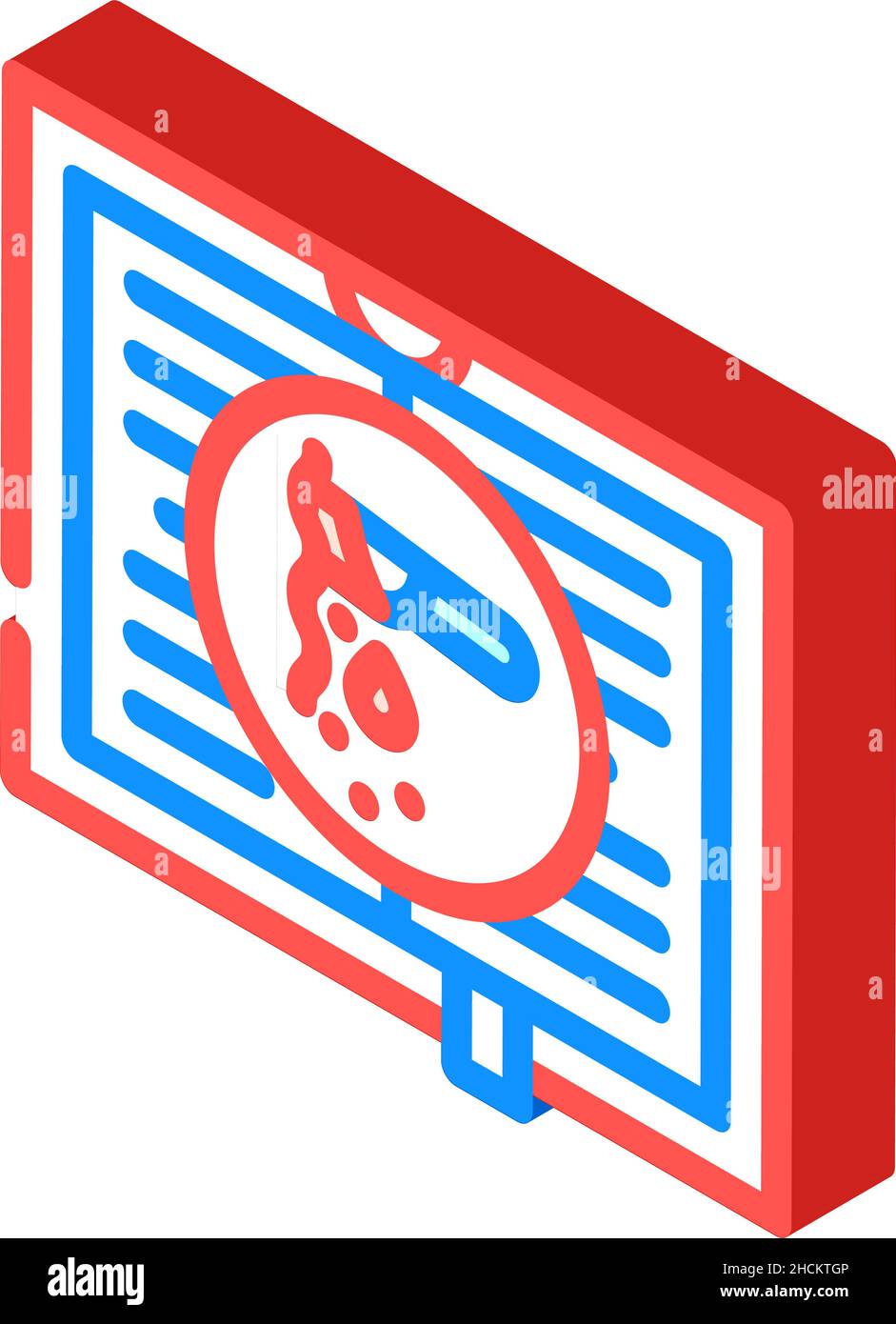 suspense thriller literature isometric icon vector illustration Stock ...