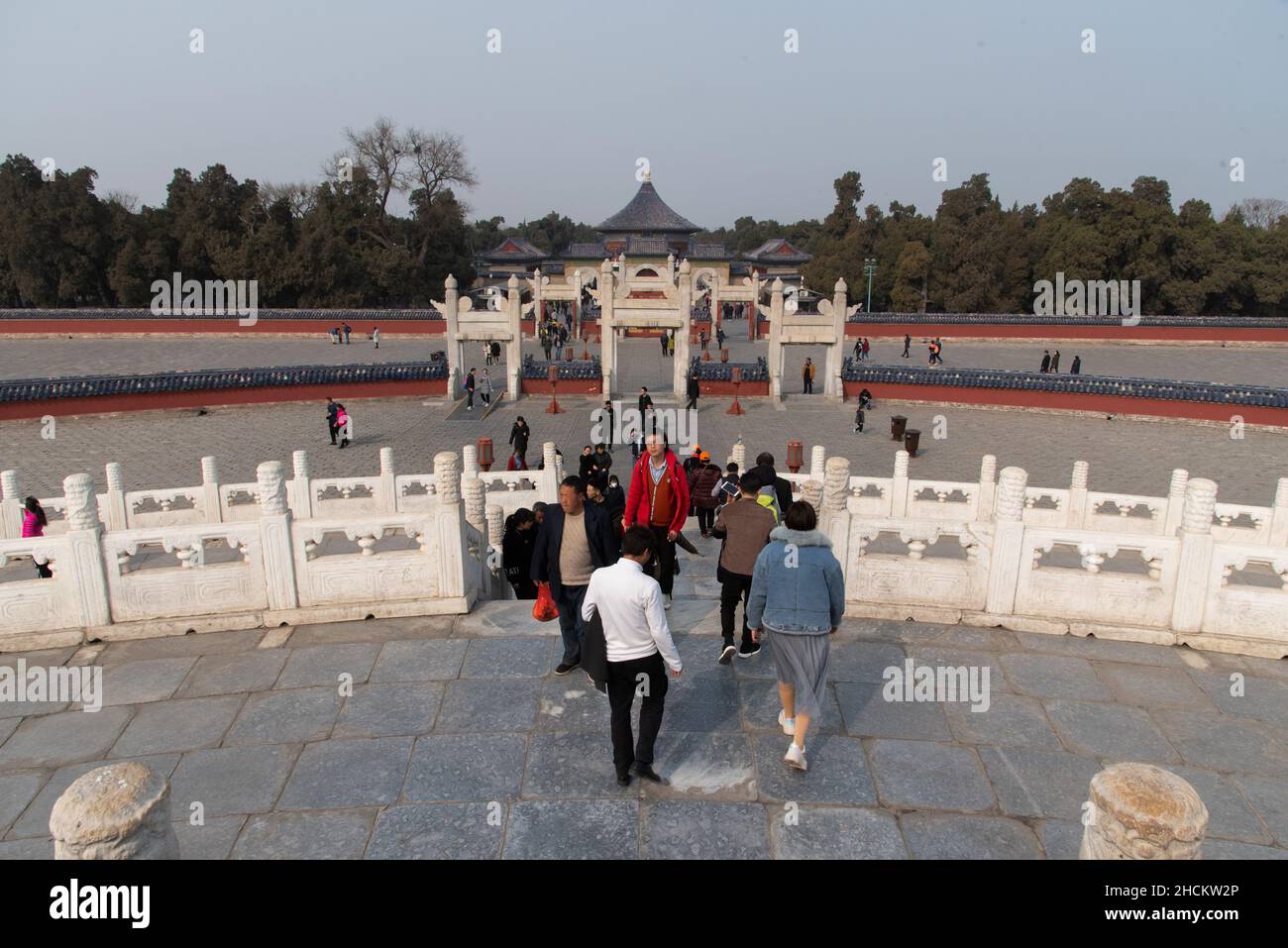 Beijing, 02.2019. Temple of Heaven was the most important temple in the ...