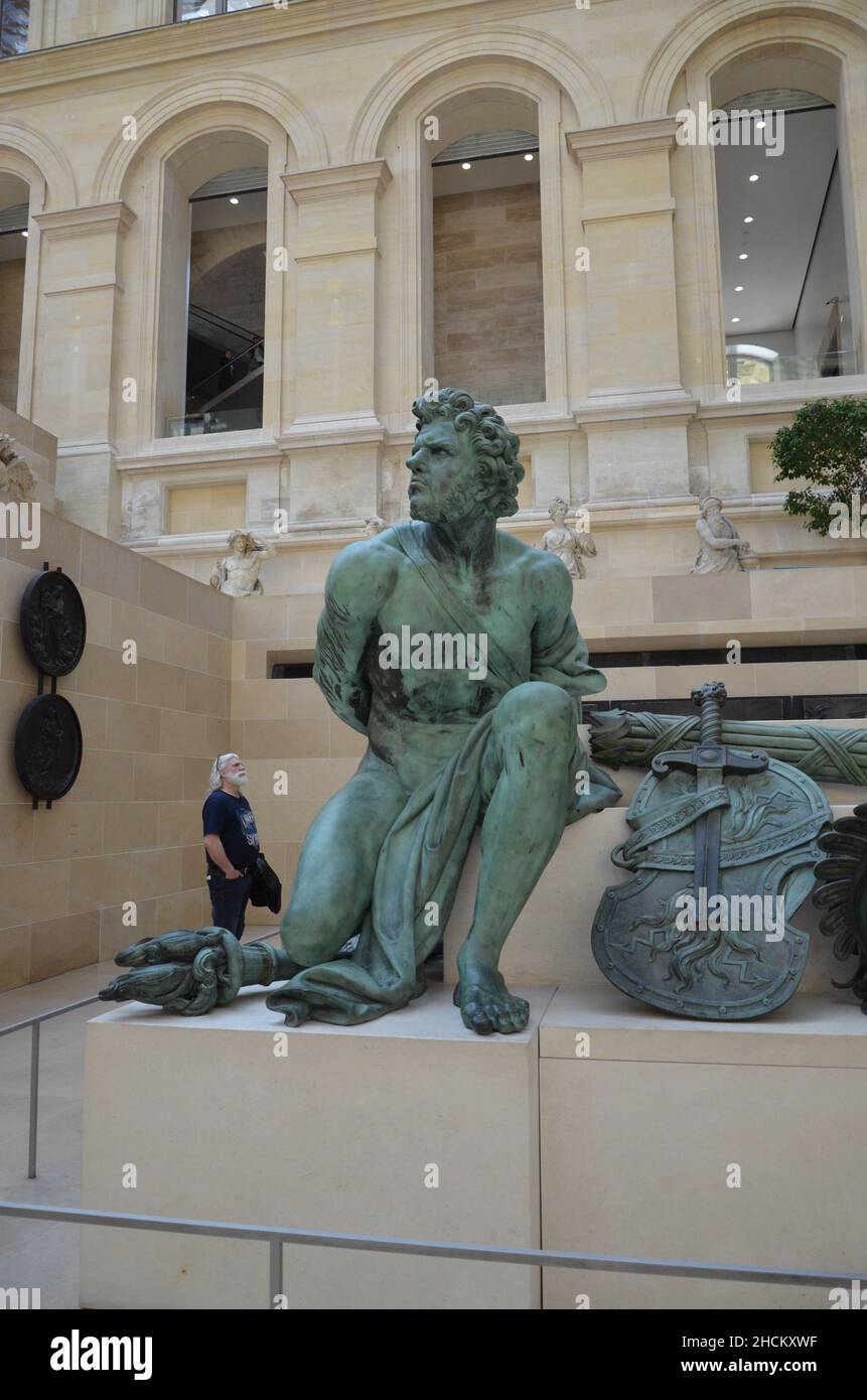 interior of a famous museum of Paris (France Stock Photo - Alamy