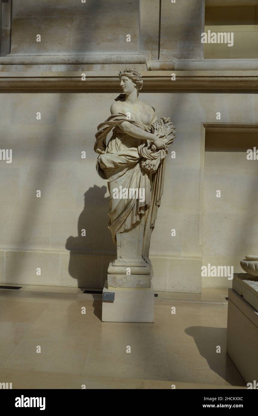 interior of a famous museum of Paris (France Stock Photo - Alamy