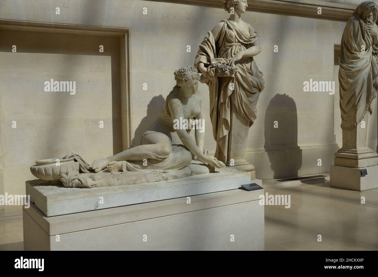 interior of a famous museum of Paris (France Stock Photo - Alamy