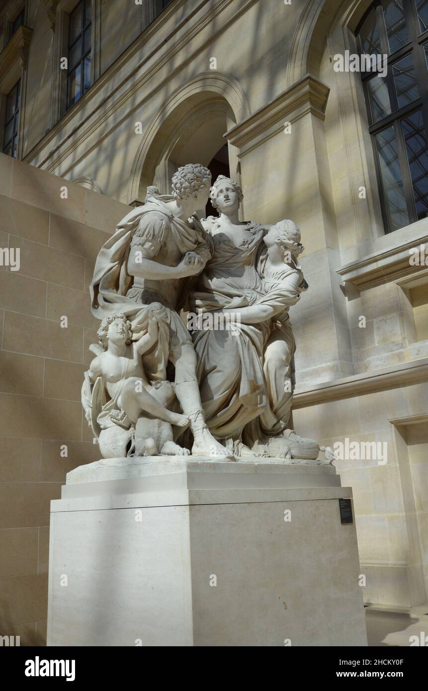 interior of a famous museum of Paris (France Stock Photo - Alamy