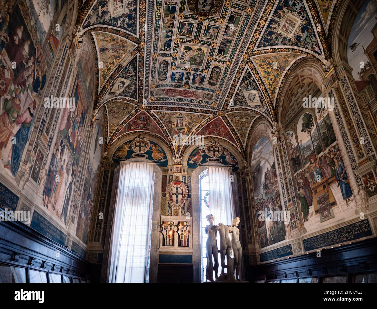 Siena library hi-res stock photography and images - Alamy