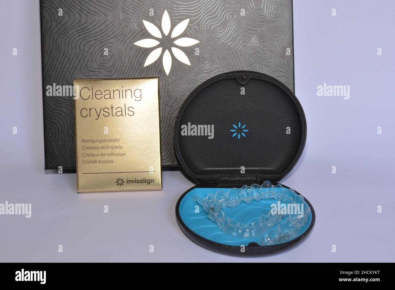 Milan,Italy - December 21,2021 : Align Technology Invisalign aligners ...