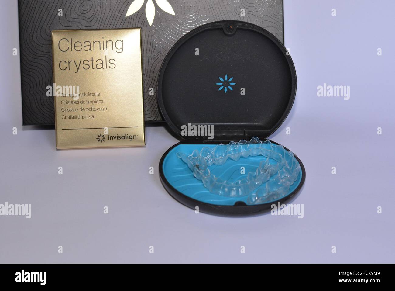 Milan,Italy - December 21,2021 : Align Technology Invisalign aligners ...
