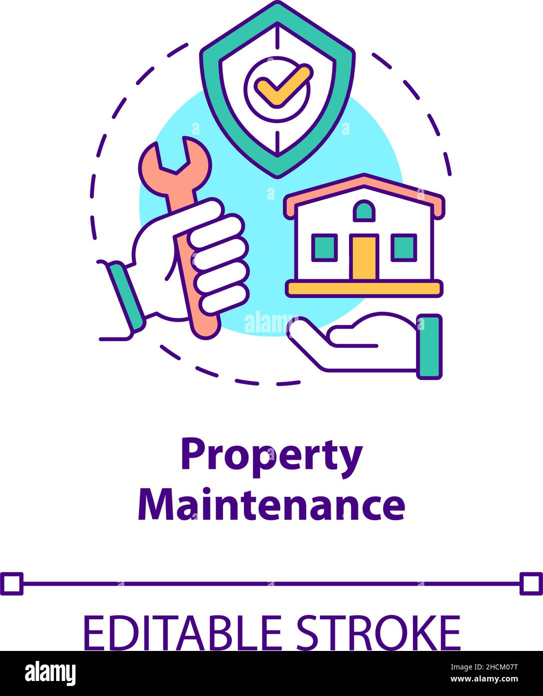 Facility management maintenance Stock Vector Images - Alamy
