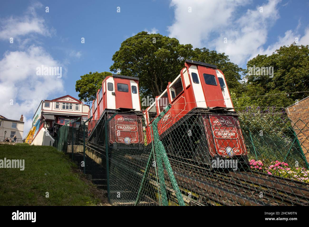 UK, Yorkshire - Scarborough Clift Lift Stock Photo - Alamy